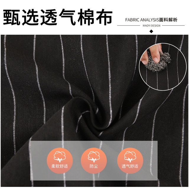 Cotton apron for home kitchen anti-fouling work clothes custom printed ...