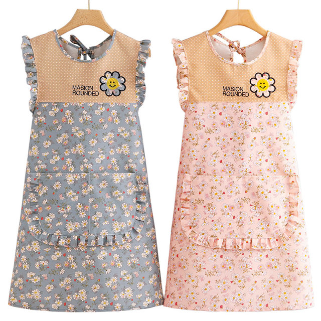 Korean version of the summer thin band -shoulder apron women's house ...