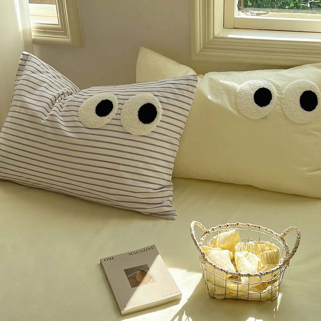 Muji Towel Embroidery Four-Piece Bedding Set, All-Cotton, Washable ...