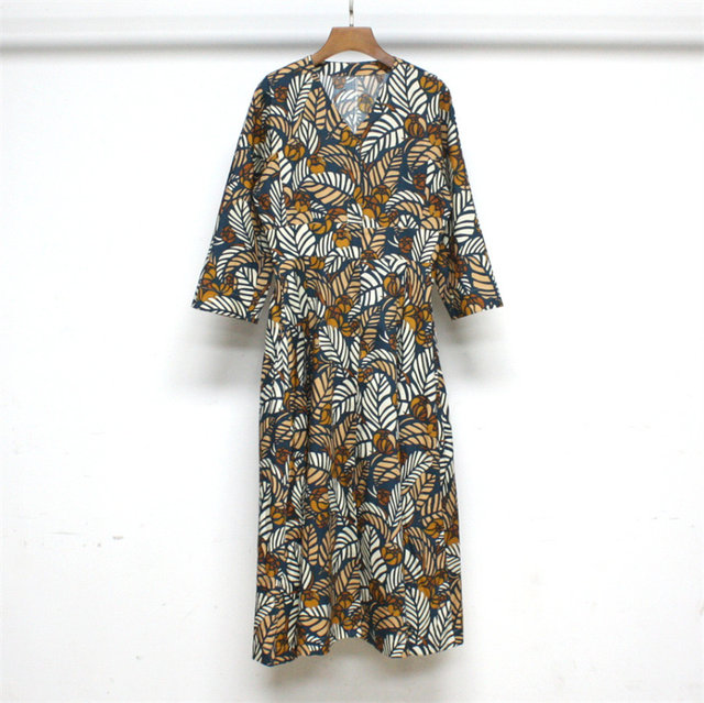 23 Spring and Summer New M@X Printing Mianfu Silk Vedic Dress Seven ...