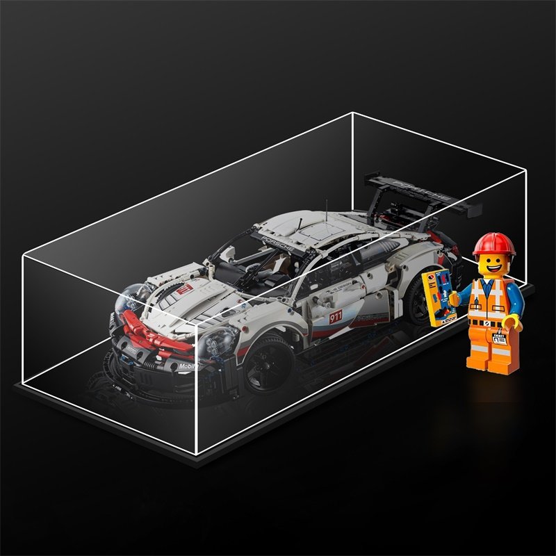 Acrylic Display Box LEGO 42096 Porsche 911 RSR Model - Transparent ...