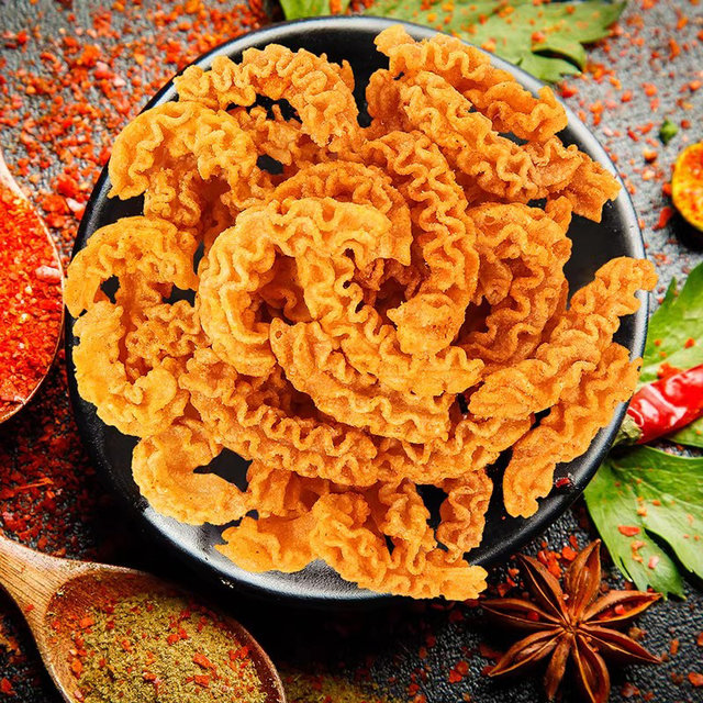 Beirxiang Eight-clawed Crispy Crispy Rice 40g*8 Bags of Pizza Rolls ...