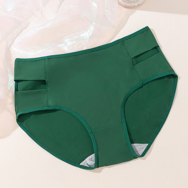 Underwear women's large size fat mm mid-waist thin sexy pure desire ...