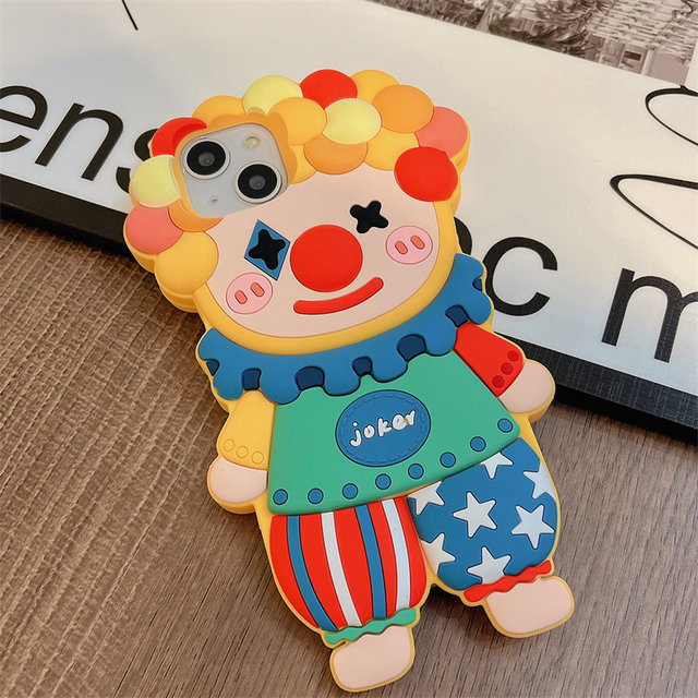 Three-dimensional cute cartoon clown suitable for iphone14promax Apple ...