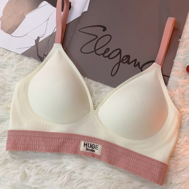 Underwear for women, French triangular cup, small breast push-up, no ...