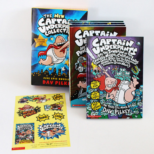 The New Captain Underpants Collection (Books 1-5), the original English ...