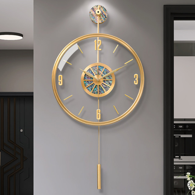 High-end watch art creative simple and high-end watch living room wall ...