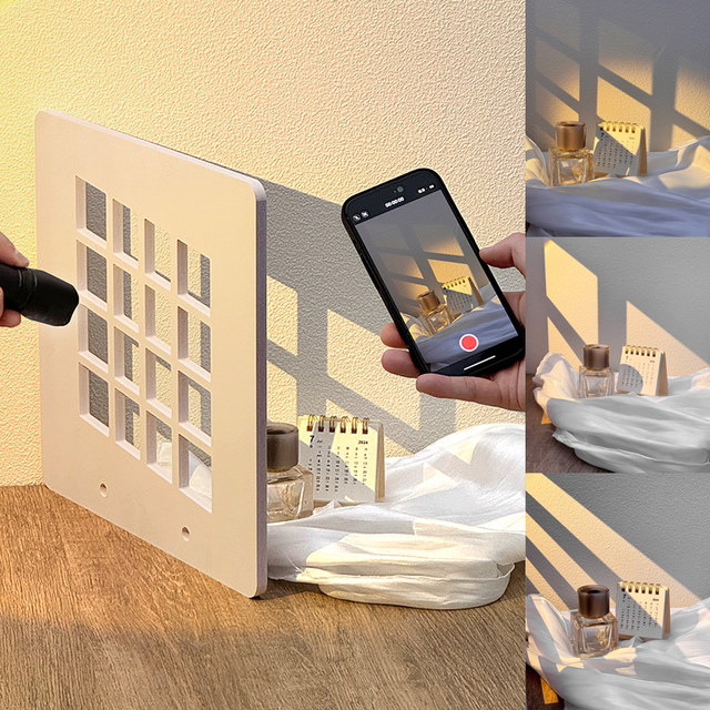 Shadow board is suitable for mobile phone photography, light and shadow ...