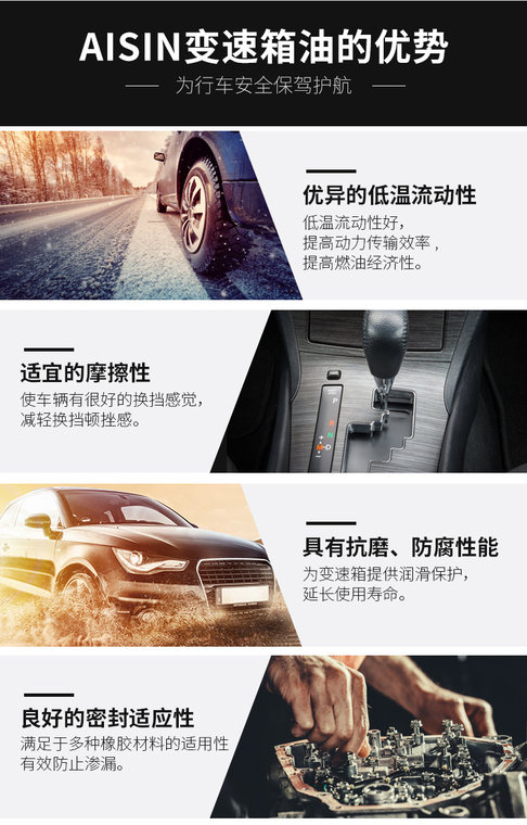 AISIN 6-speed gearbox oil AISIN 4-8AT automatic ATF fully synthetic ...