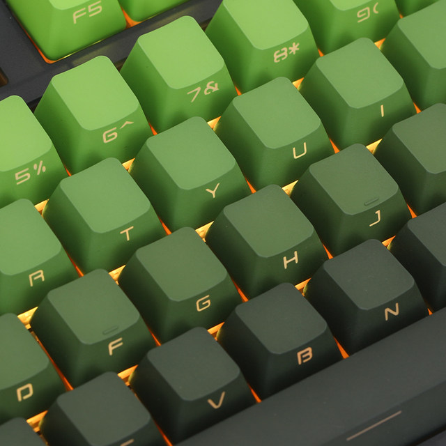 Zohe ZH980 black bamboo side-engraved mechanical keyboard wired ...