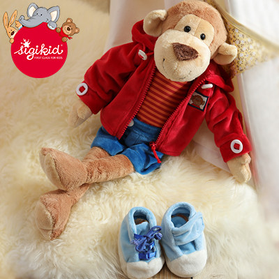 German sigikid monkey teacher children's educational early education baby dressing and learning ...