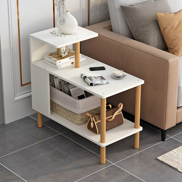 Simple sofa side table, economical small coffee table, rental house ...
