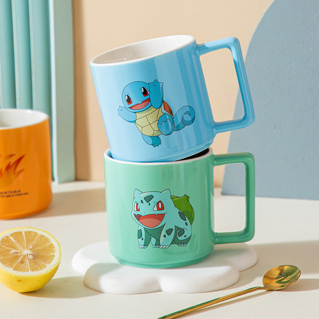 Pokémon IP joint cute ceramic mug children's cup creative water cup ...