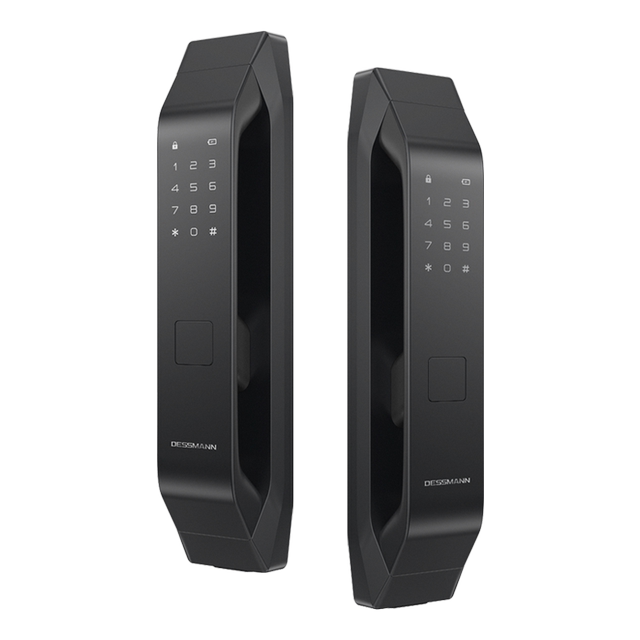 Deschmann smart door lock fingerprint lock fully automatic large screen visual cat's eye ...