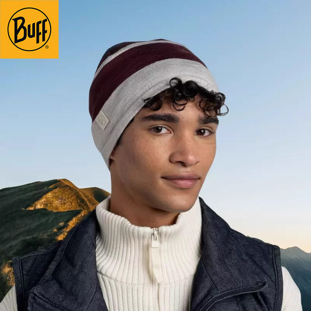 BUFF Meru Nu Wool Hat Autumn and Winter Outdoor Warm Windsted Wind and ...