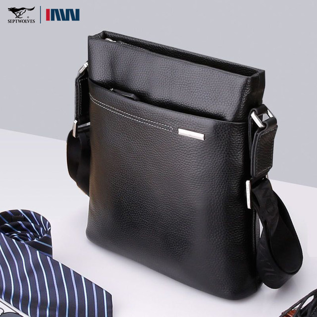 Septwolves men's shoulder bag crossbody bag casual simple large ...