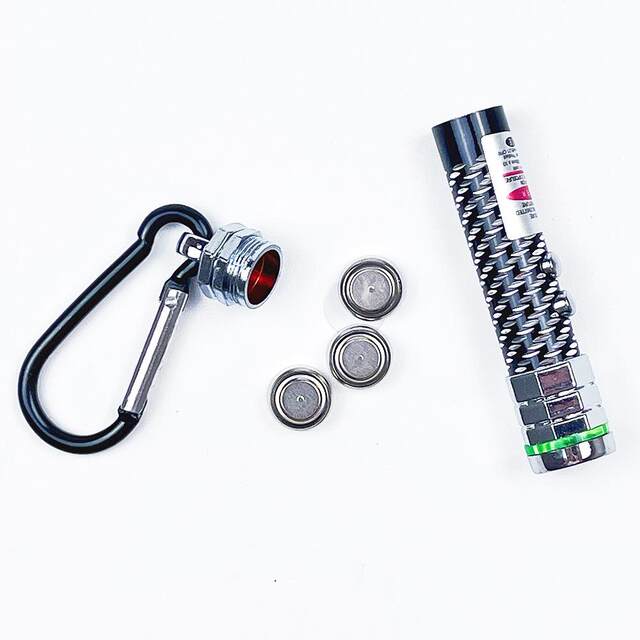 Engraved three-in-one mini gift small flashlight laser light strobe ...