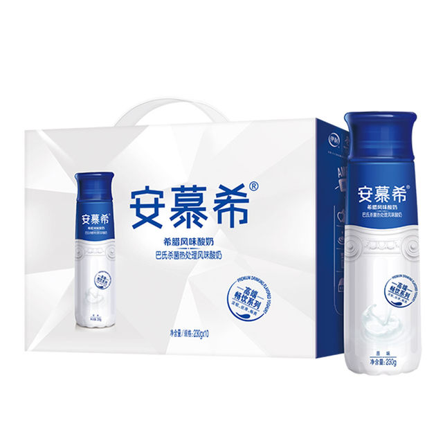 Ilian Muxi official authorized store Greek style high-end original yogurt whole box of yogurt ...