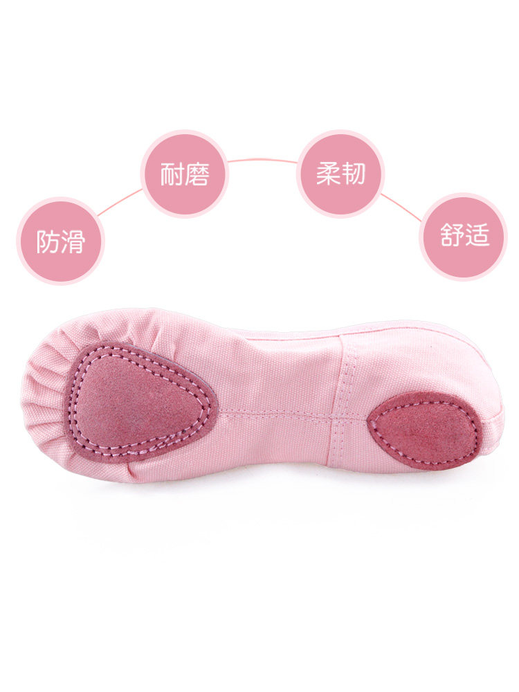 Bai Ying Dance Shoes - Canvas Ballet & Practice Shoes for Women & Children