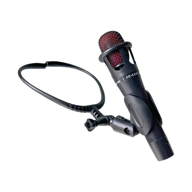 Hanging neck microphone stand singing artifact guitar playing magician ...