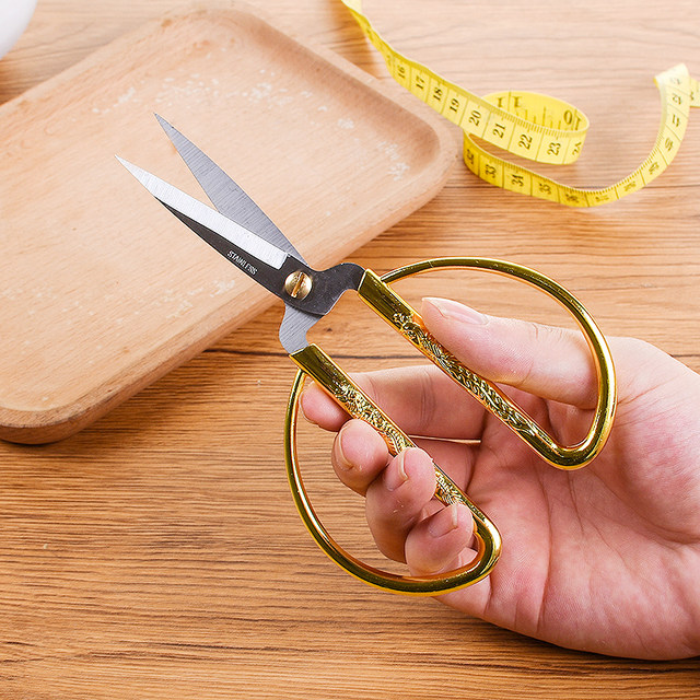 Stainless steel paper cutting window grille special pointed scissors ...