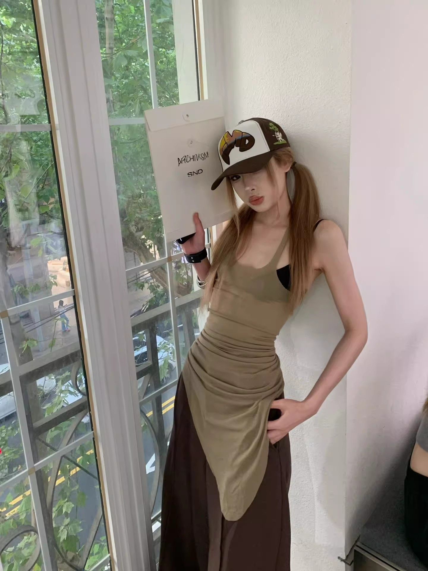 Earthy Beach Translucent Sexy Waist Tight Three-Color Suspender Hip ...