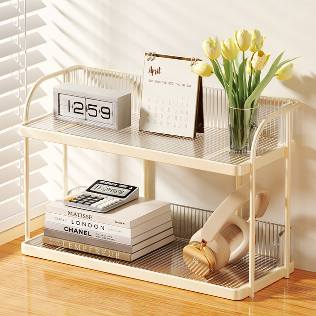 Desktop storage rack desk bay window countertop multi-layer simple cup ...