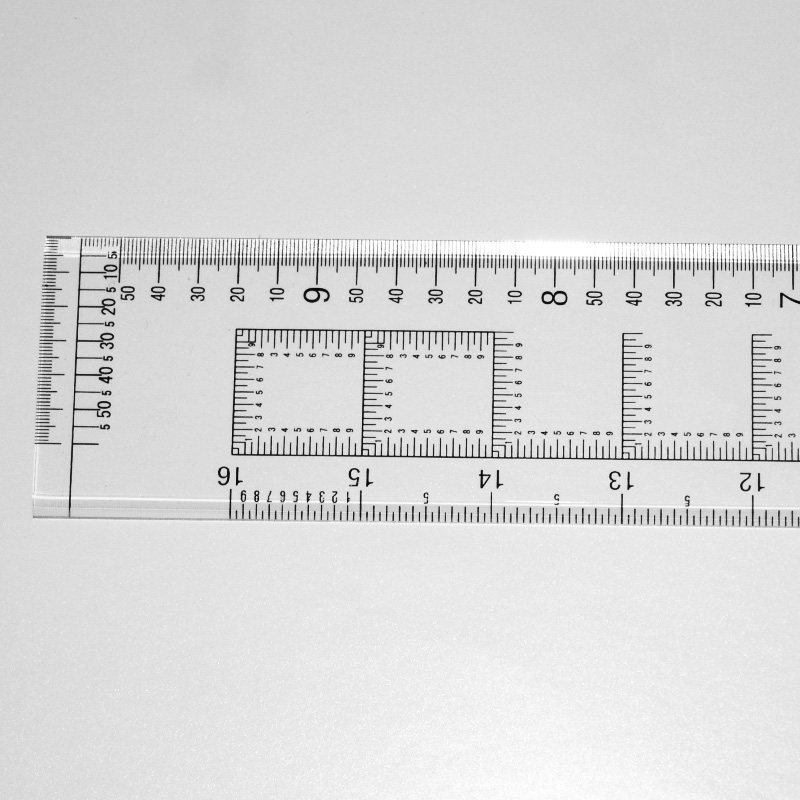 Chenghiro Latitude & Longitude Ruler - 1:50,000 Scale - Transparent