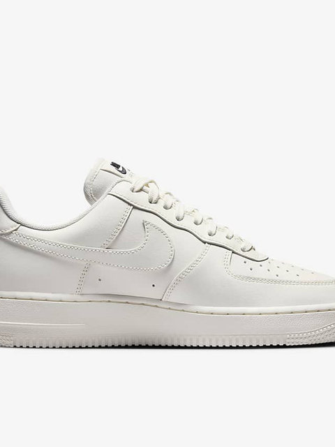 NIKE AIR FORCE 1 AF1 cream white embroidered small hook Air Force 1 low ...