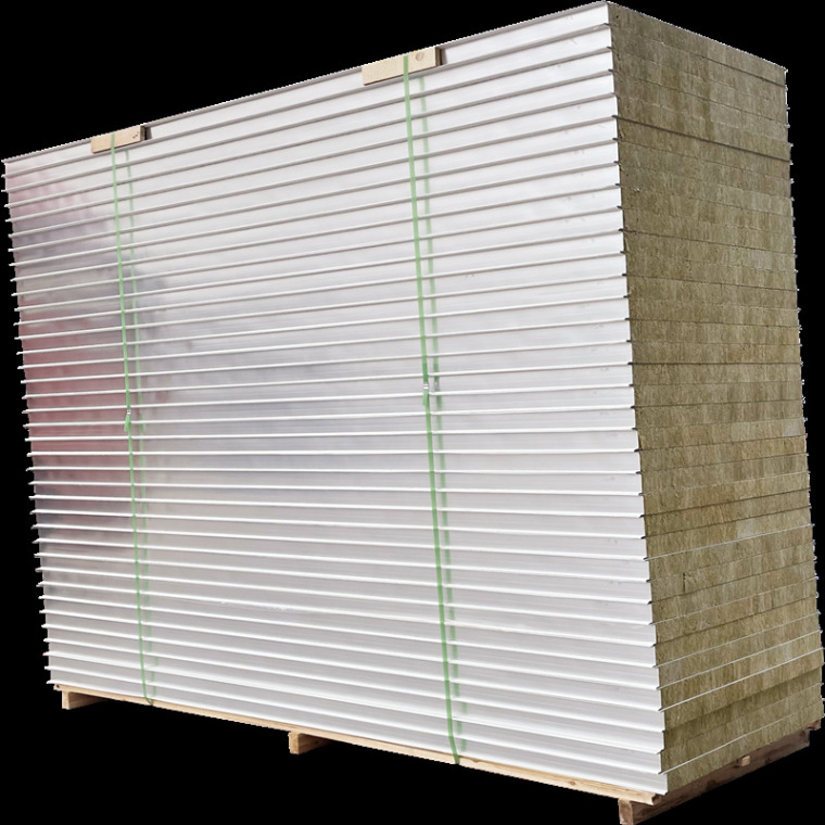 Fire prevention and purification rock wool sandwich board foam color ...