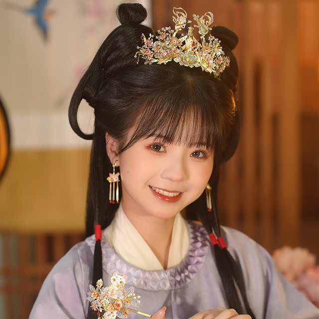 Jijie Kingdom Meow Meow Garden Party Top Hairpin 3D Metal Assembly ...