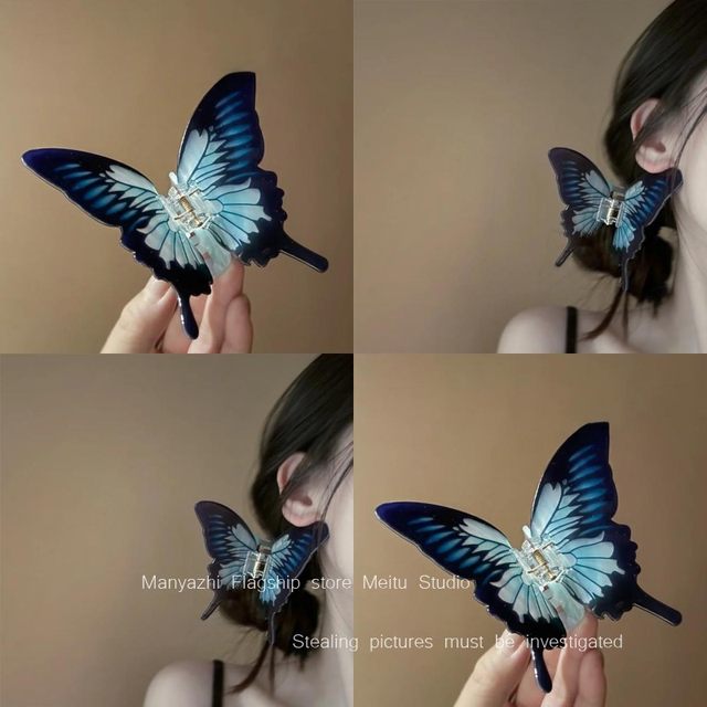 Thousands of years! Caieter grabbing Hanfu butterfly hairpin Fresh ...