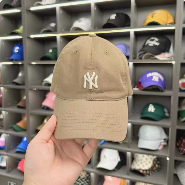 South Korea MLB hat Yankees NY men's spring and summer big-name baseball cap LA small-name ...