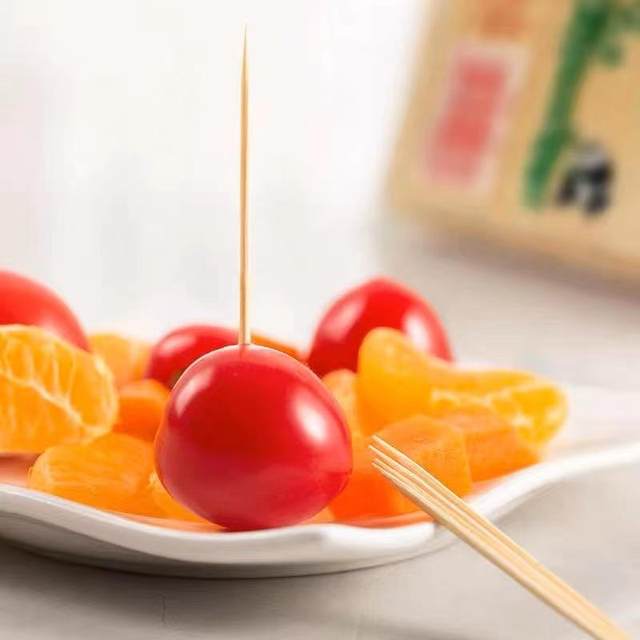 Toothpick household disposable double-headed fine bamboo toothpick high ...