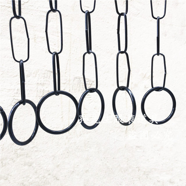 Clothing store S hook iron chain ring hook hanging clothes chain paint ...