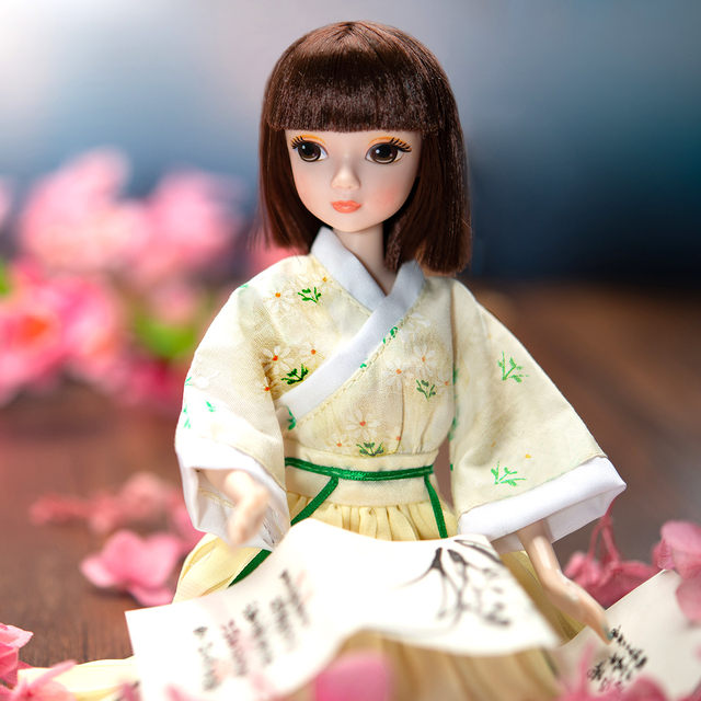 Kerr Dolls Hanfu Club Girls Play House Dressing Gift Box Princess Doll ...