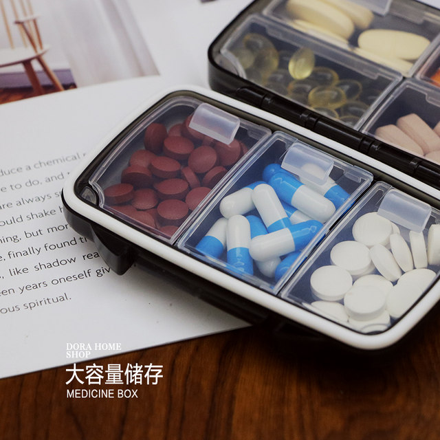Pharmacular Portable 7 -day Pharmaceutical Pharmaceutical Double -layer ...