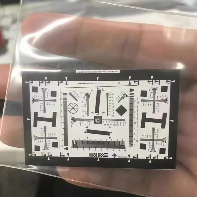 ISO12233 resolution test card camera lens SFR resolution sharpness test ...