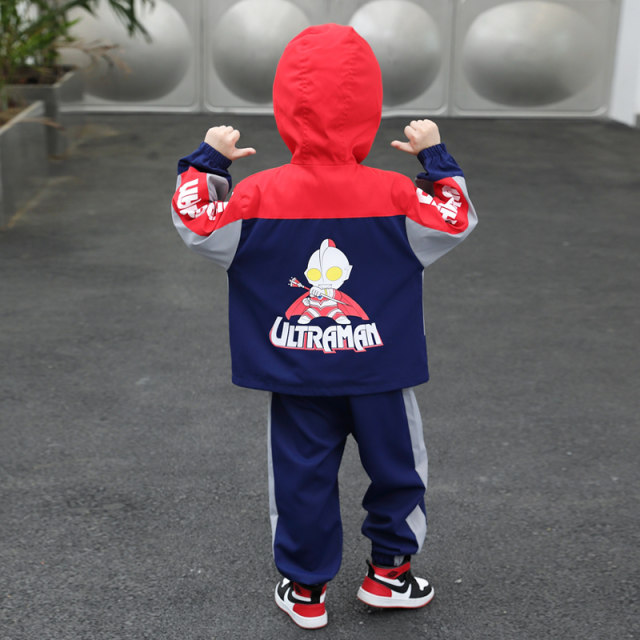 Ultraman Clothes for Boys Spring & Fall Suit 2025 New arrival kids ...