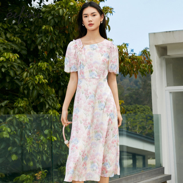 Evely 2024 spring new style V-neck design, exquisite temperament, lace ...