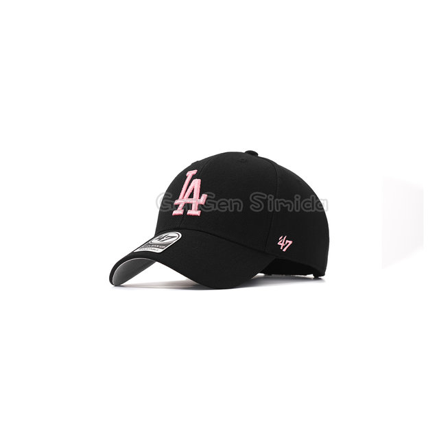 47brand hat large label hard top pink baseball cap retro men's and ...