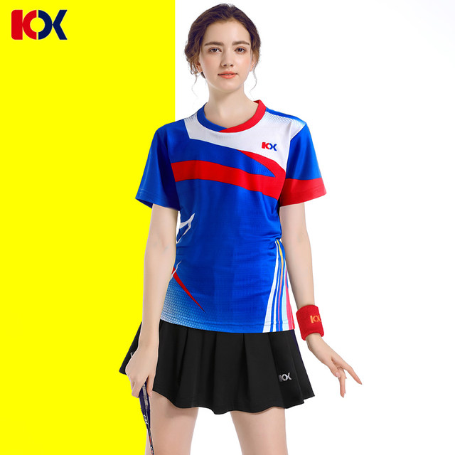 Professional badminton suit for women, sports quick-drying short ...