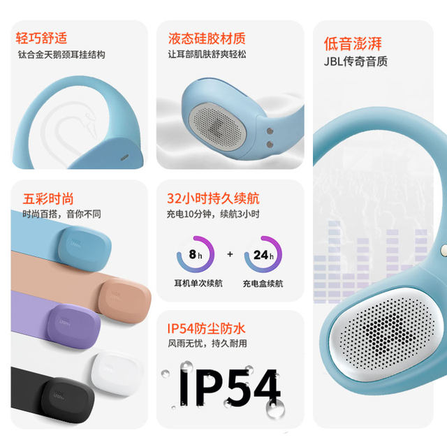 JBL sense lite Yinyue Circle Comfort Edition New Open Wireless Bluetooth Headphones