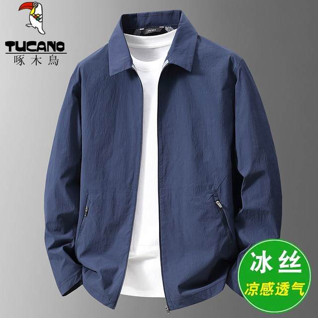 Woodpecker Summer Lightweight Jacket for Men 2025 New Casual Sun ...