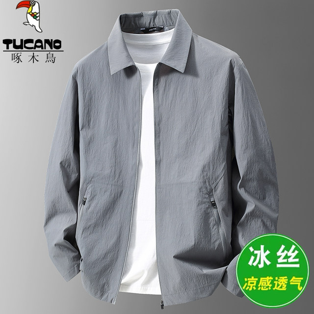Woodpecker Summer Lightweight Jacket for Men 2025 New Casual Sun ...