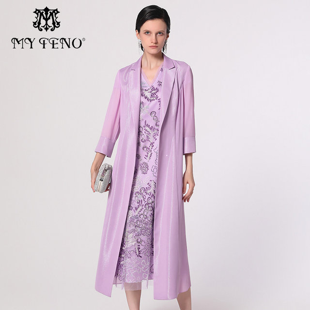 Authentic Ma Tiannu women's clothing for spring and autumn new purple ...