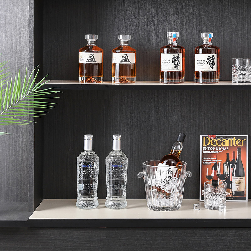 Glass Wine Cabinet Decorations - Fake Wine Sample Room Kitchen ...