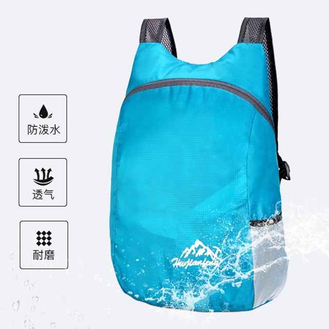 Skin bag lightweight folding waterproof outdoor backpack morning ...