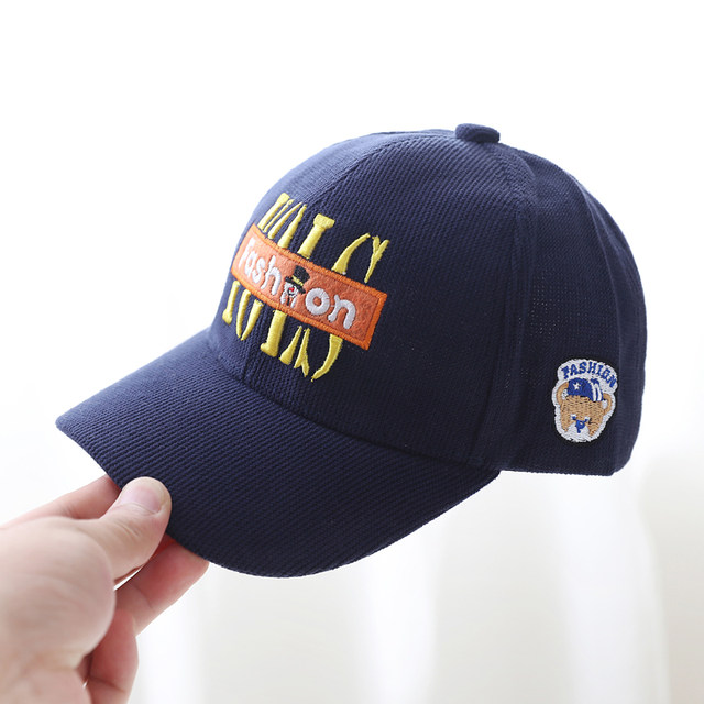 Children's hats spring and autumn baseball caps Korean style versatile ...