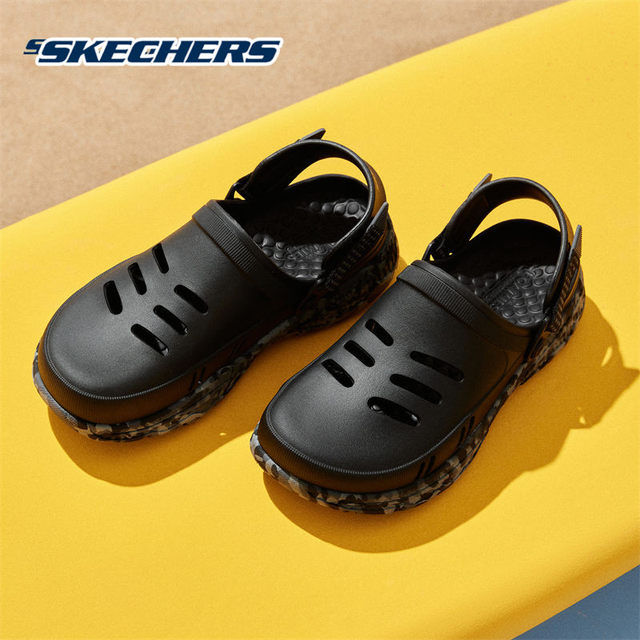 Skechers 2025 spring and summer new men's shoes lightweight casual hole ...